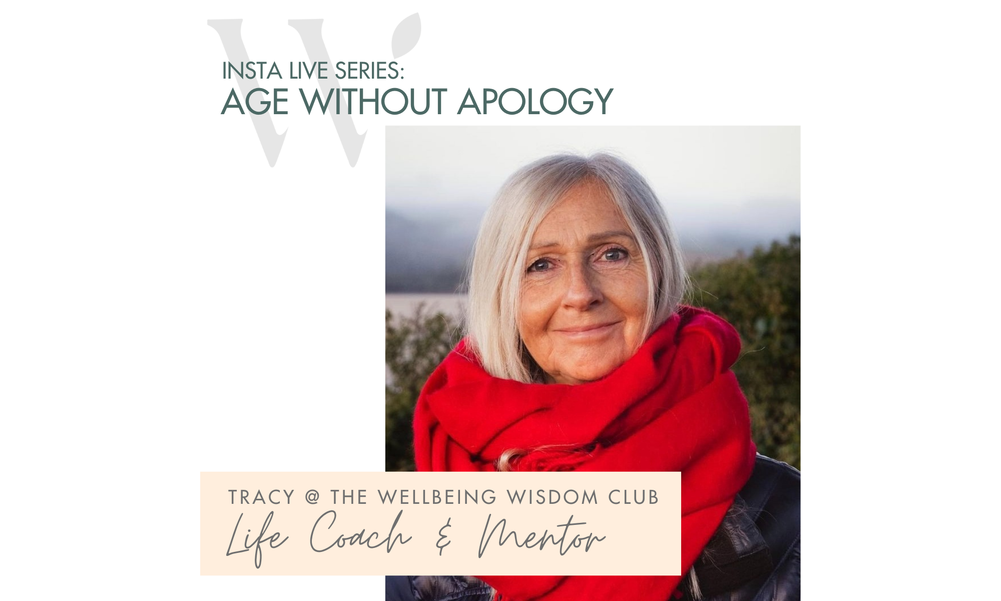 Age Without Apology Expert Chat: Life Coach and Mentor Tracy Acock at ...